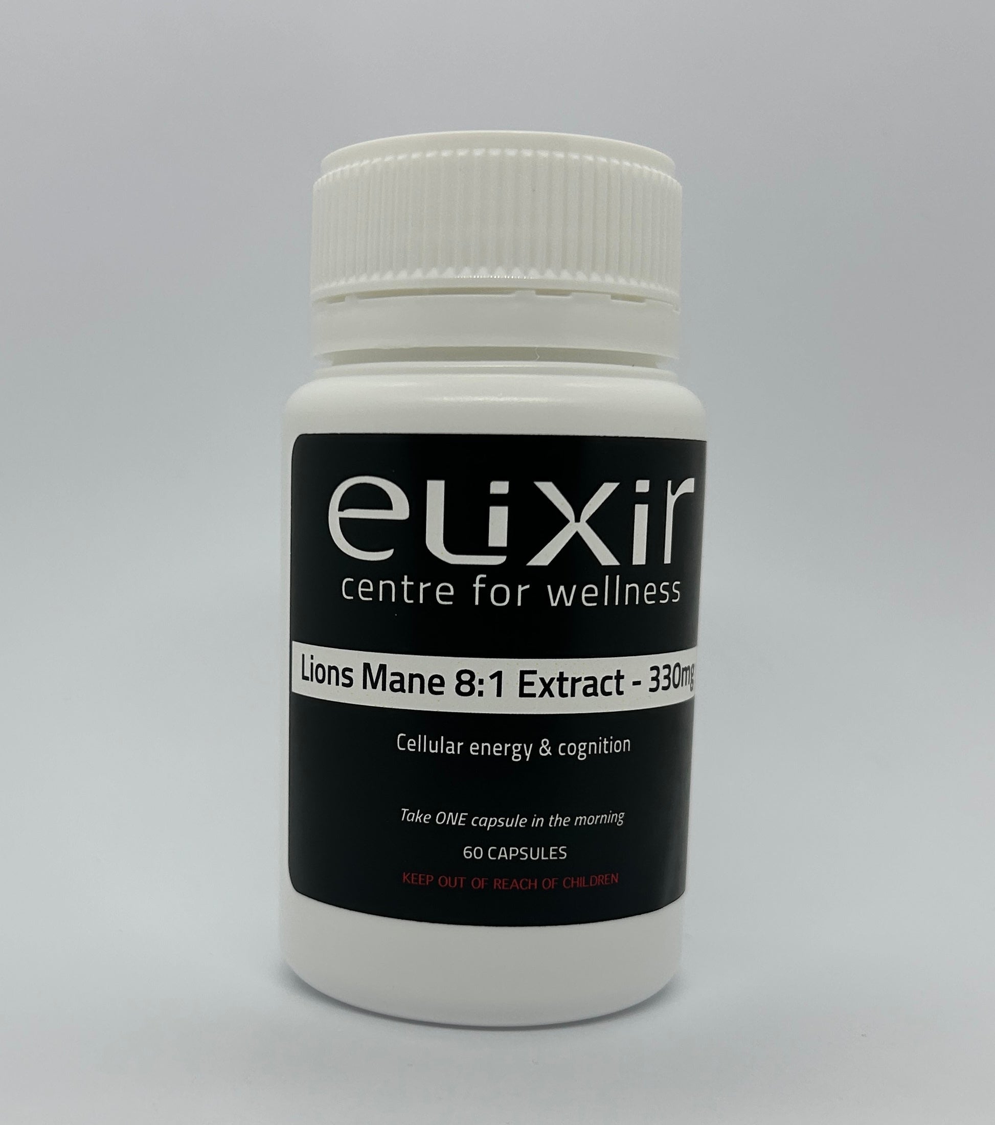 Lions Mane 8:1 Extract 330mg - 60 Capsules | Elixir Wellness Centre